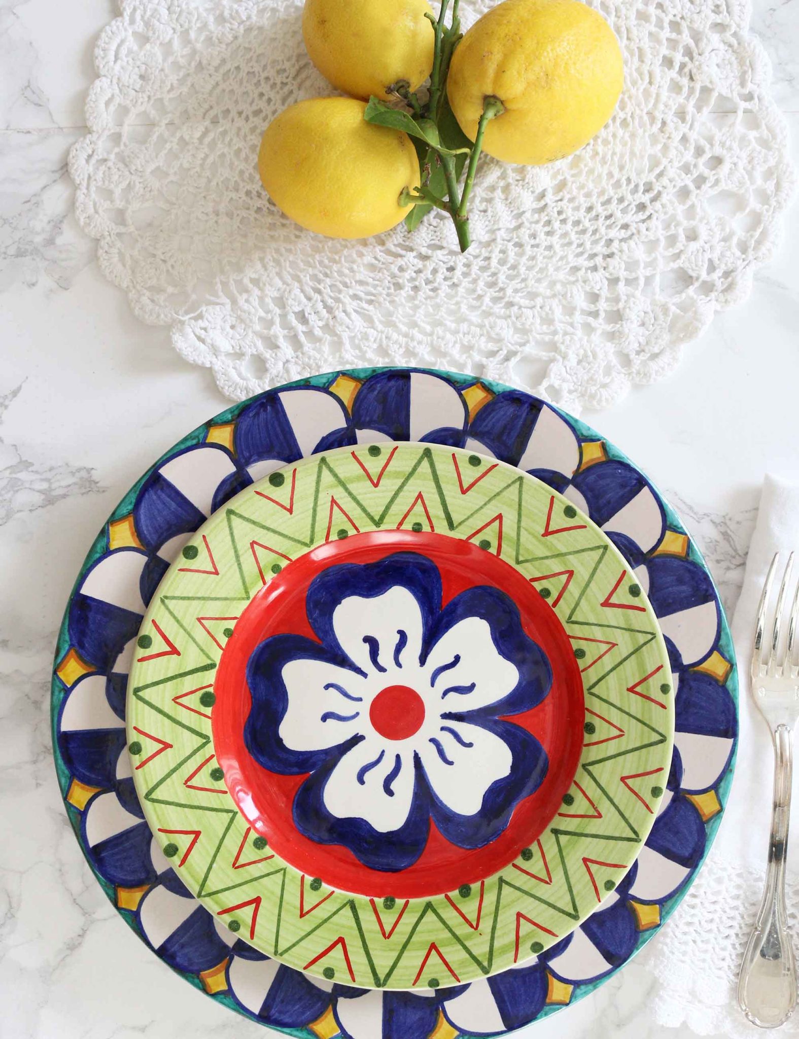 PIATTI DECORATI - COLLEZIONE PALADINI - SET 18 PEZZI