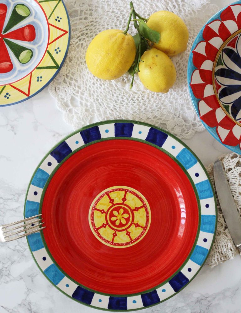 PIATTI DECORATI - COLLEZIONE PALADINI - SET 18 PEZZI