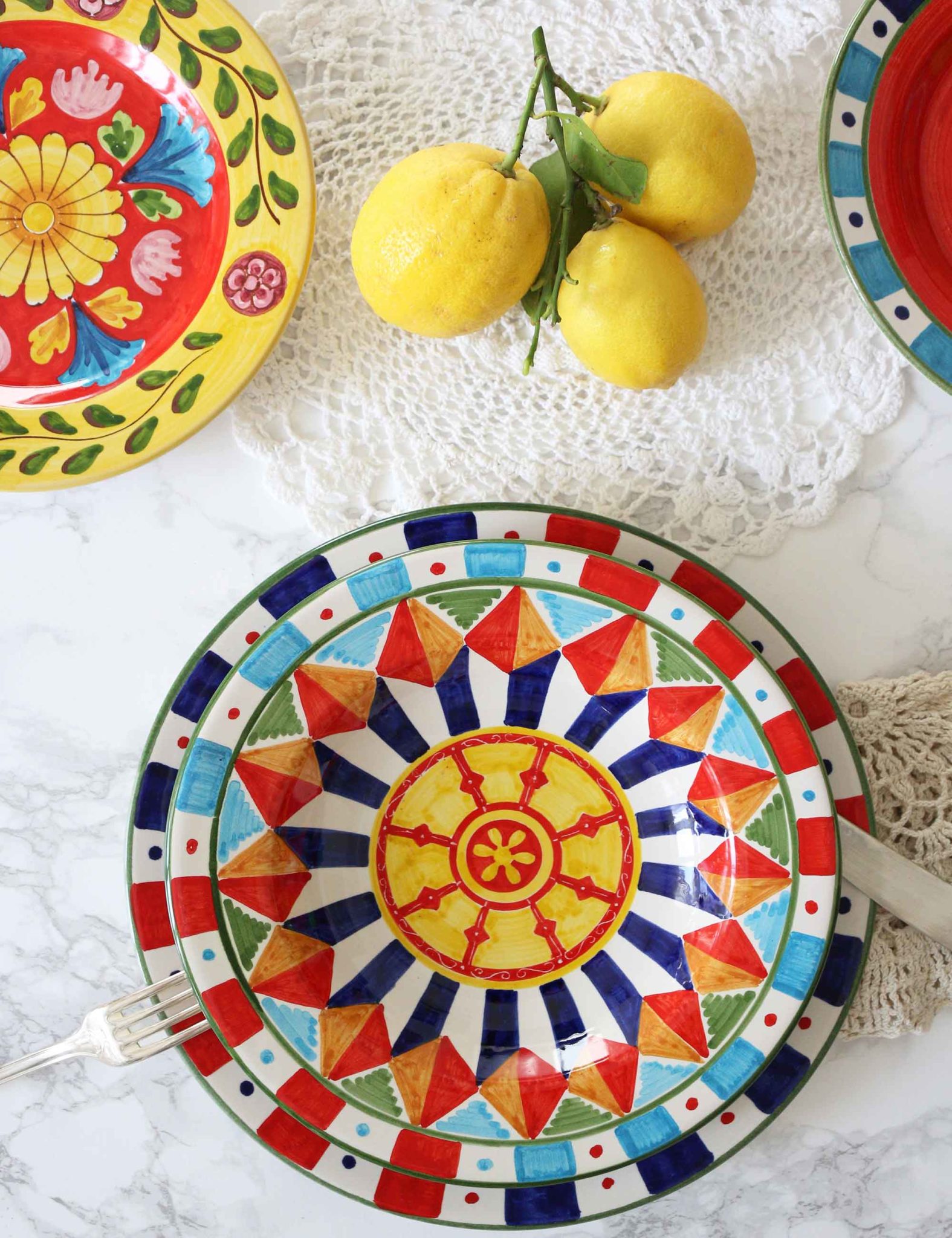 PIATTI DECORATI - COLLEZIONE PALADINI - SET 18 PEZZI
