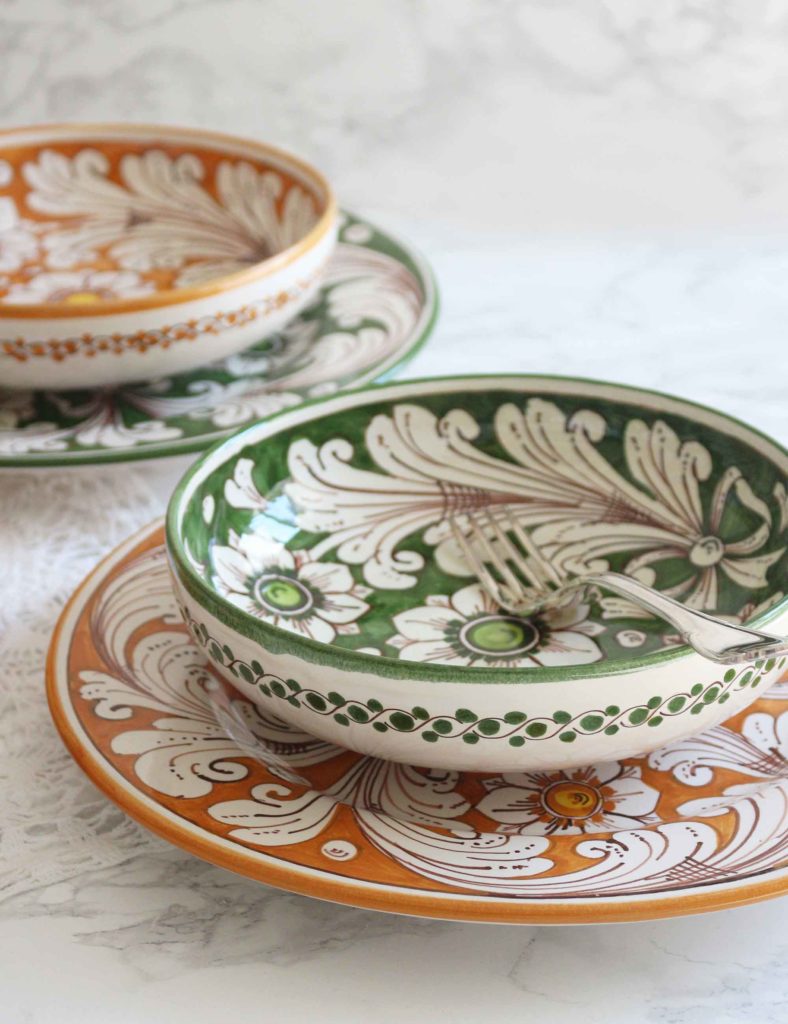 PIATTI DECORATI MARZAPANE | MAREMORO CERAMICHE SICILIANE