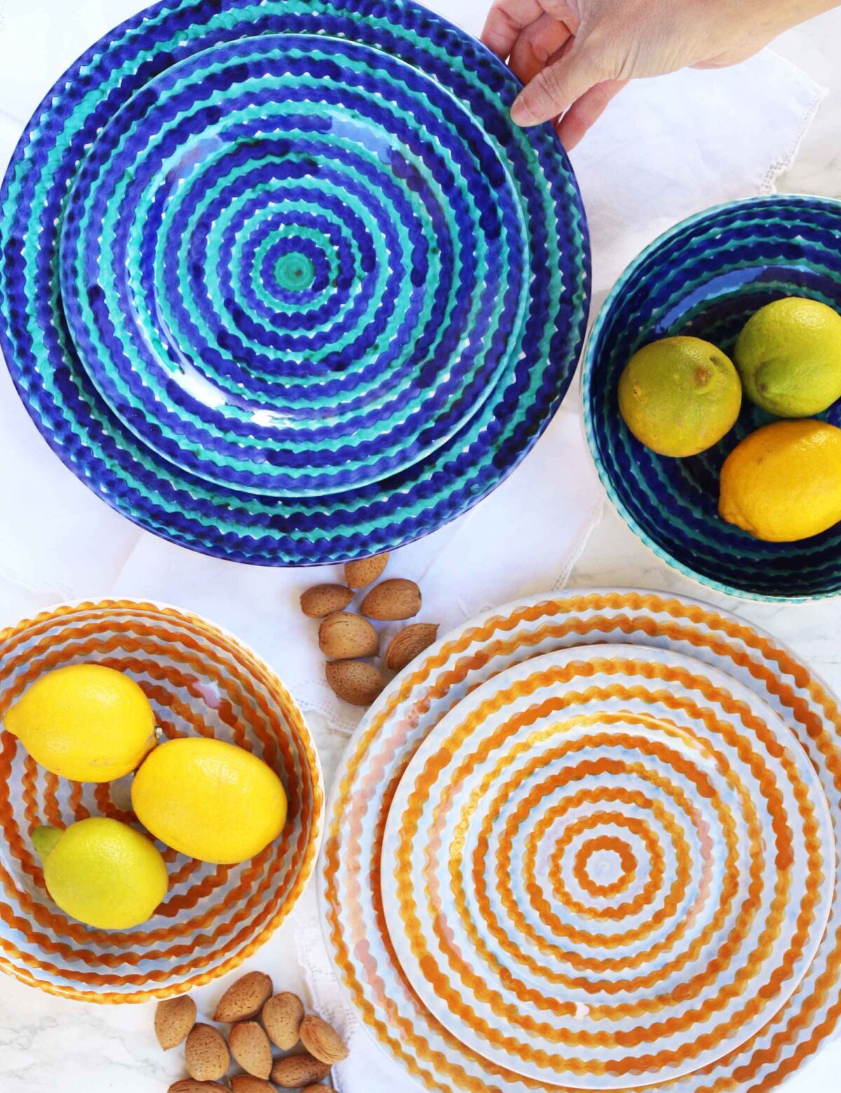 Piatti decorati Mediterra | Maremoro