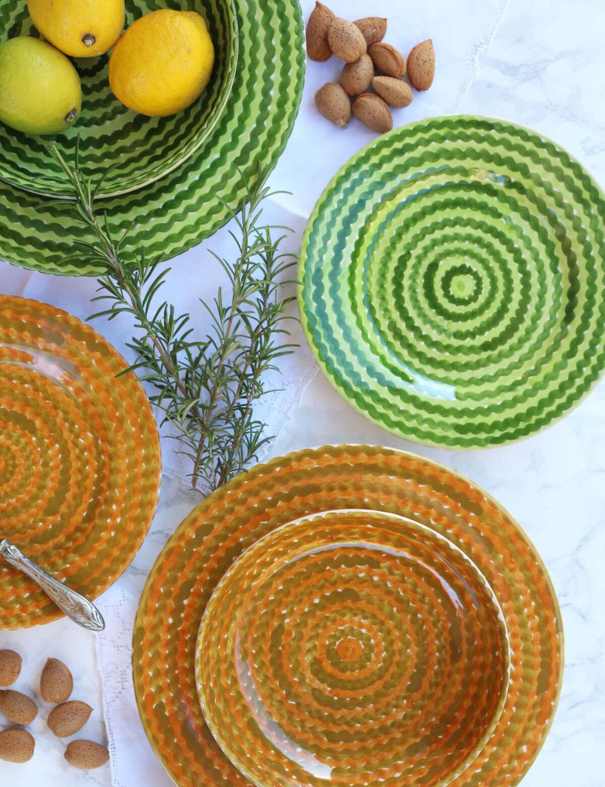 Piatti decorati Mediterra | Maremoro