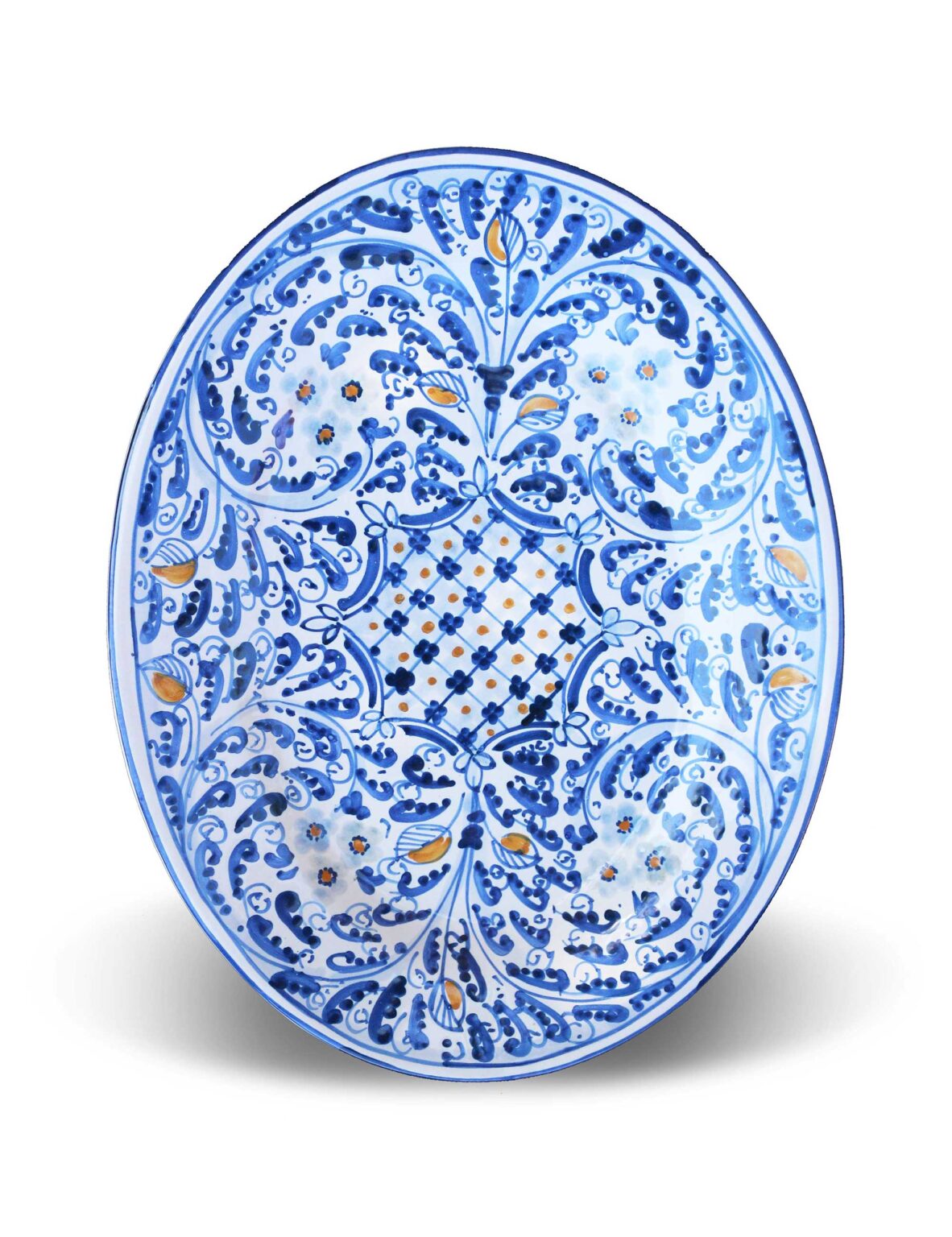 Piatti da portata ceramica Caltagirone | Maremoro ceramiche decorate ...